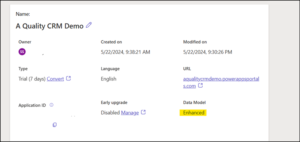 Power Pages: Convert Standard to Enhanced Data Model - AqualityCRM