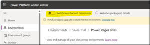 Power Pages: Convert Standard to Enhanced Data Model - AqualityCRM